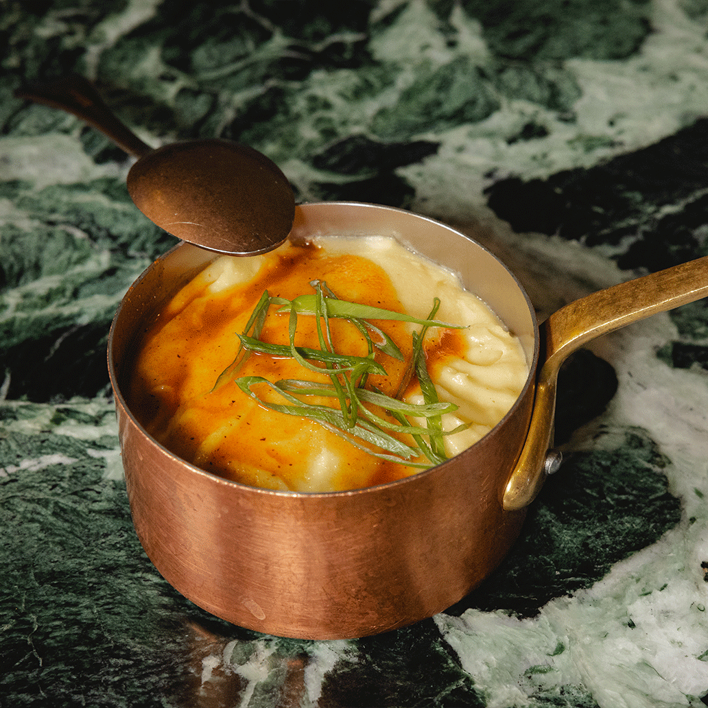 Harissa, caramelized pistachio - Beefbar Doha Menu