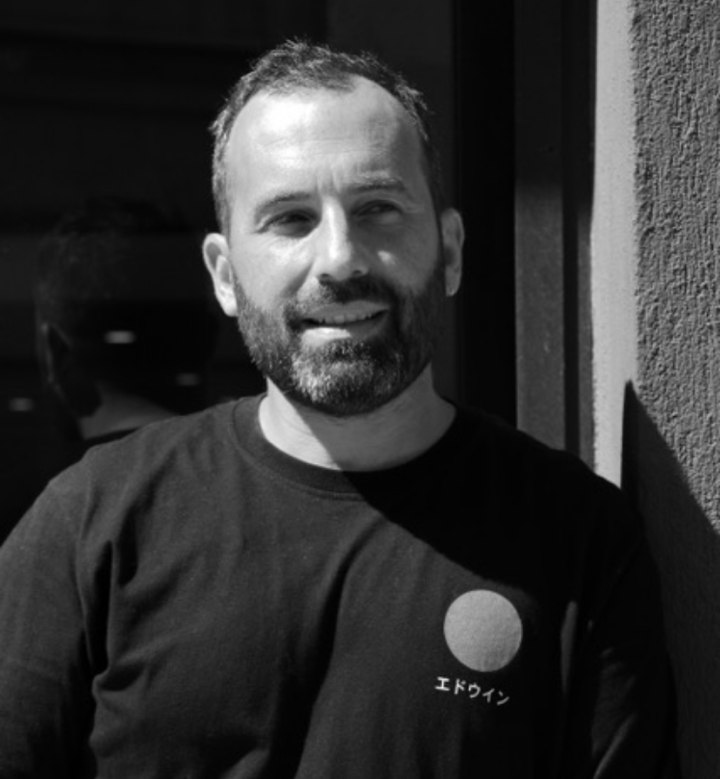 The artist Nicolas Bianco in Beefbar Monaco Restaurant